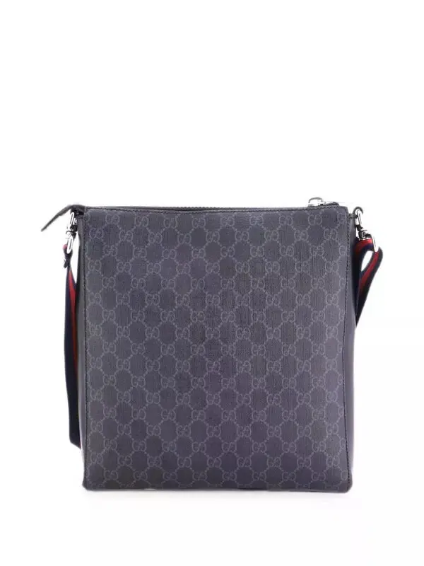 Gucci Gg Coated Canvas Messenger Bag