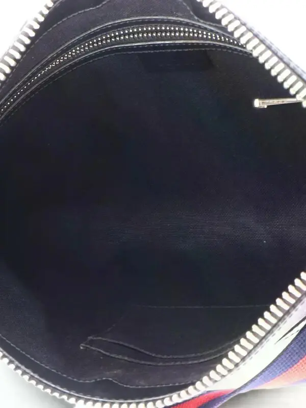 Gucci Gg Coated Canvas Messenger Bag