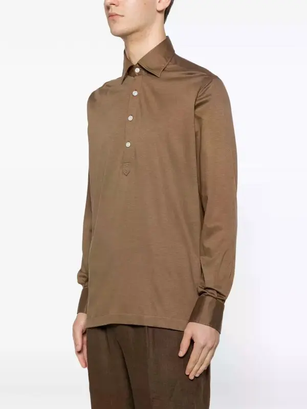 Kiton Buttoned Polo Shirt