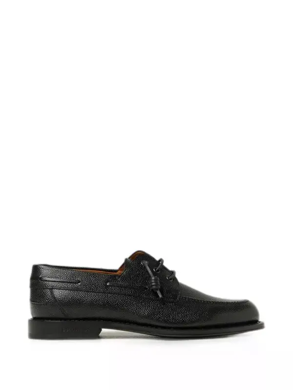 Dsquared2 Grainy-texture Boat Shoes