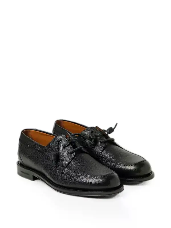 Dsquared2 Grainy-texture Boat Shoes