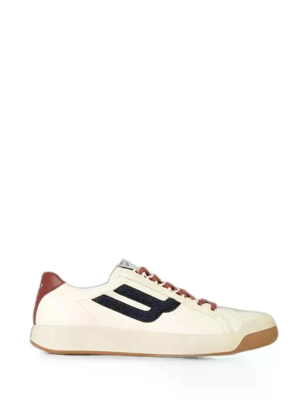 Bally Tennis Collection Leather Sneakers