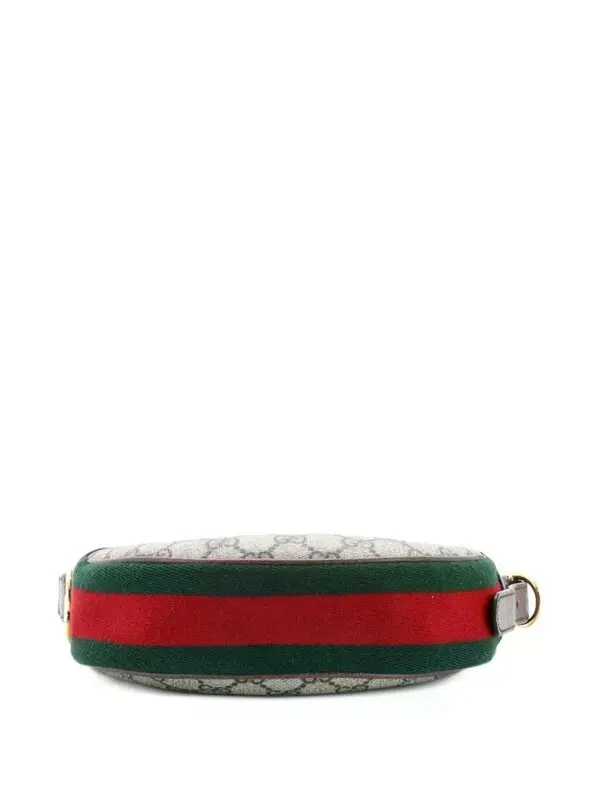 Gucci Ophidia Half Moon Mini Hobo Bag - Brown