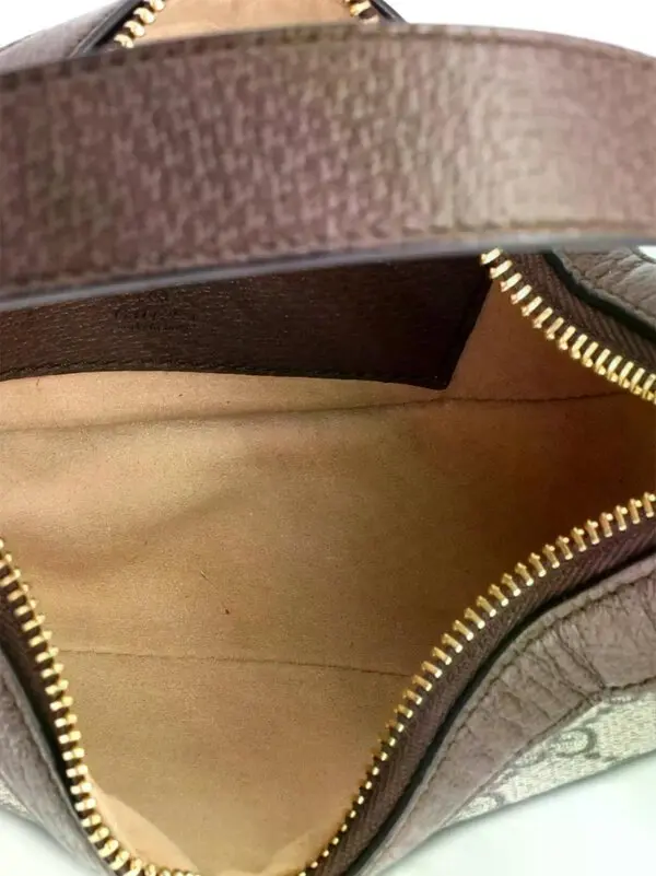 Gucci Ophidia Half Moon Mini Hobo Bag - Brown