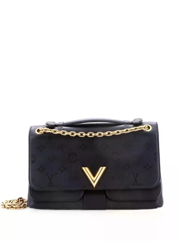 LOUIS VUITTON Monogram Leather Chain Bag