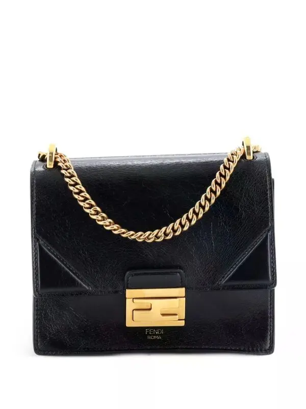 Fendi Kan I Small Shoulder Bag In Leather