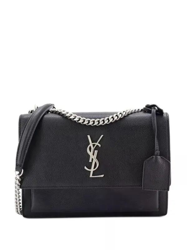 Saint Laurent Sunset Medium Crossbody Bag - Black