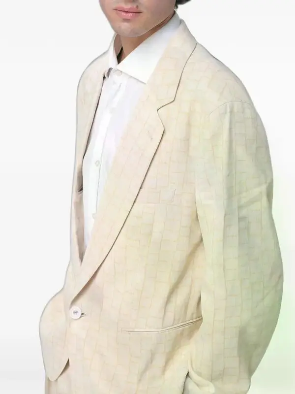 Giorgio Armani Jacquard Single-breasted Suit