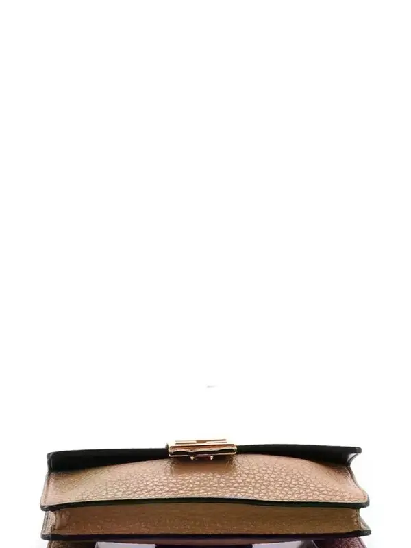 Fendi Baguette Leather Crossbody Bag