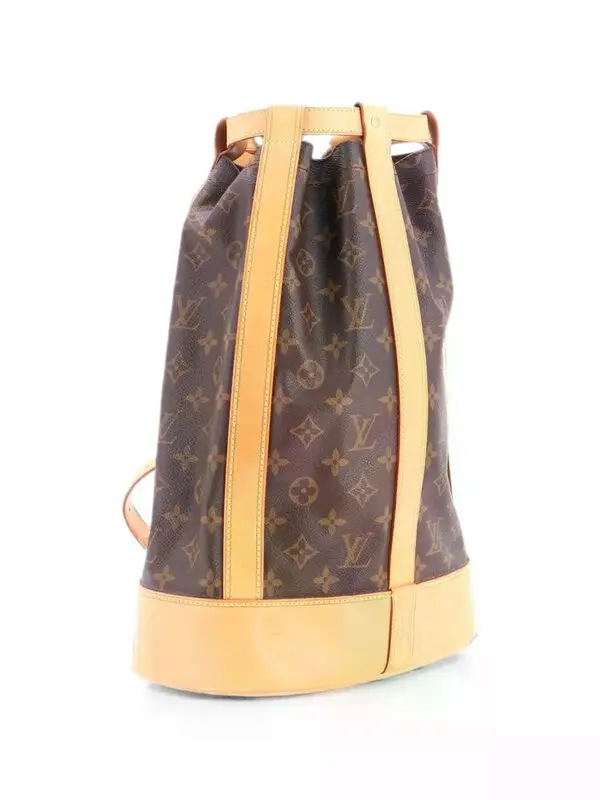 LOUIS VUITTON Randonnee Monogram Canvas Pm Backpack