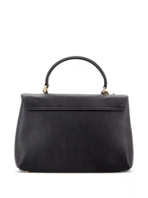 Celine Nino Top Handle Bag Leather Medium Satchel - Black