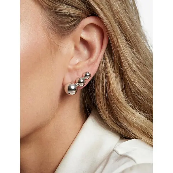 SIF JAKOBS Sterling Gradient Sphere Earrings