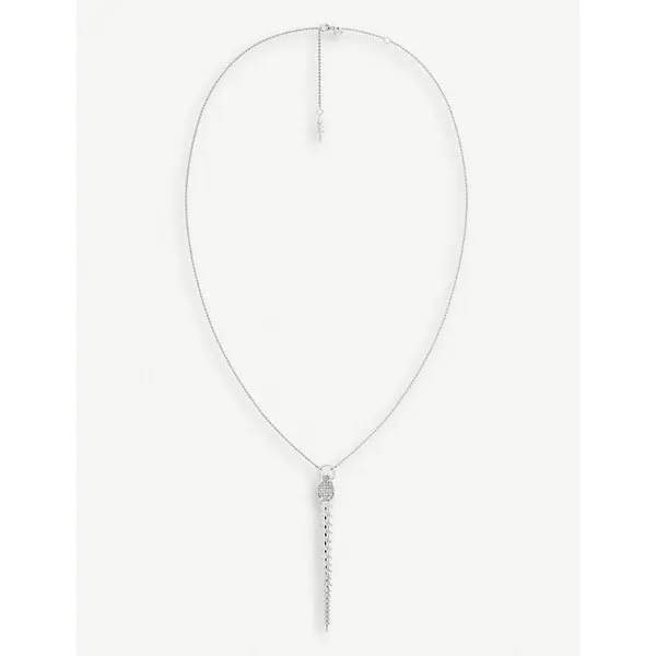 SHAUN LEANE Serpent Trace Sterling And Diamond Necklace - Silver