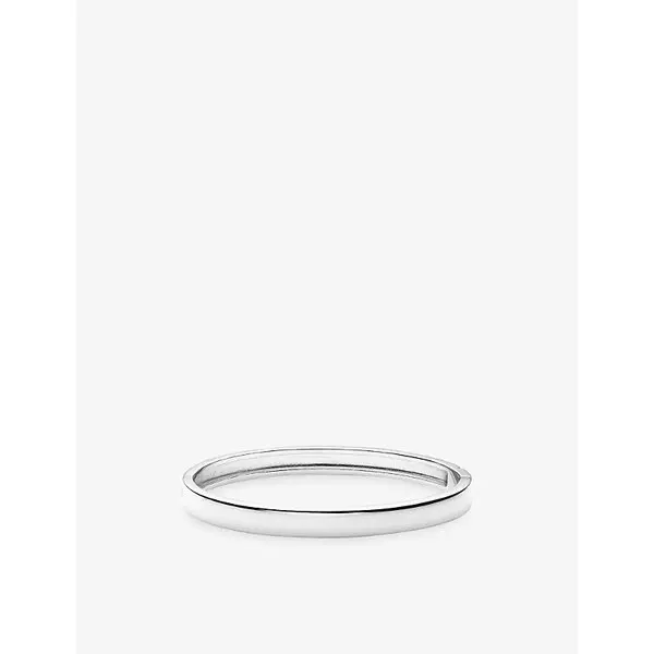 SIF JAKOBS Rhodium-plated Sterling Bangle - Silver