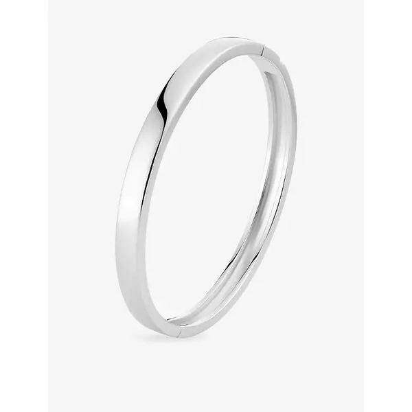 SIF JAKOBS Rhodium-plated Sterling Bangle