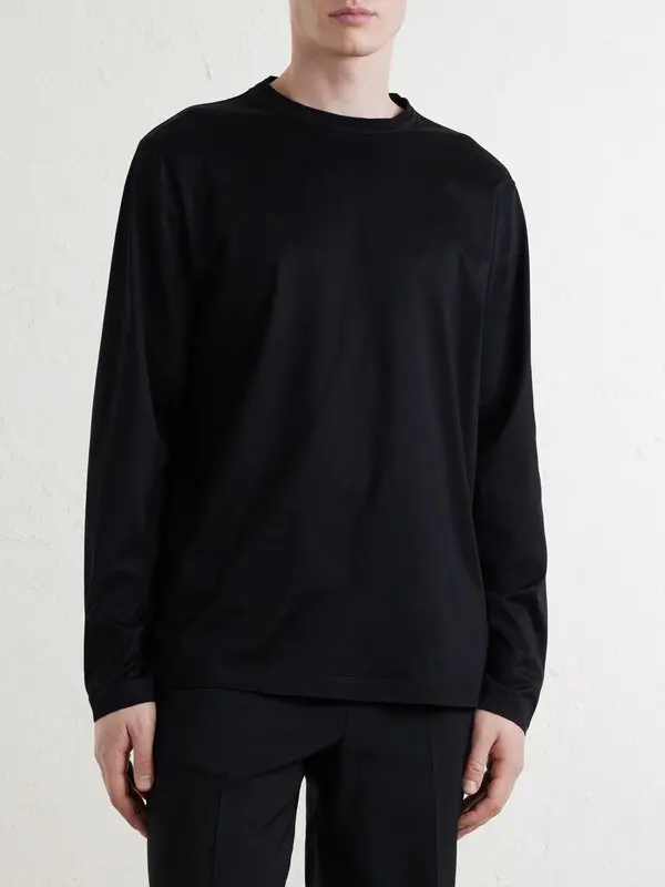Canali Cotton-jersey T-shirt