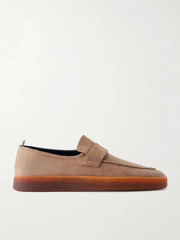 Officine Creative Ambrie 001 Suede Loafers - Brown