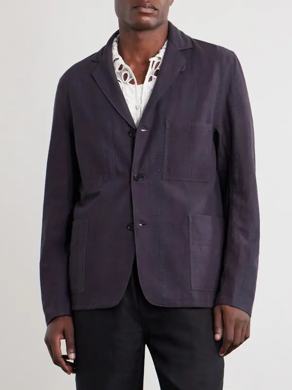KARDO Somesh Checked Cotton Blazer