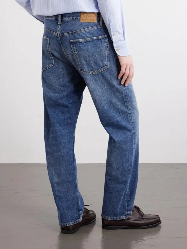 Polo Ralph Lauren Straight-leg Distressed Jeans