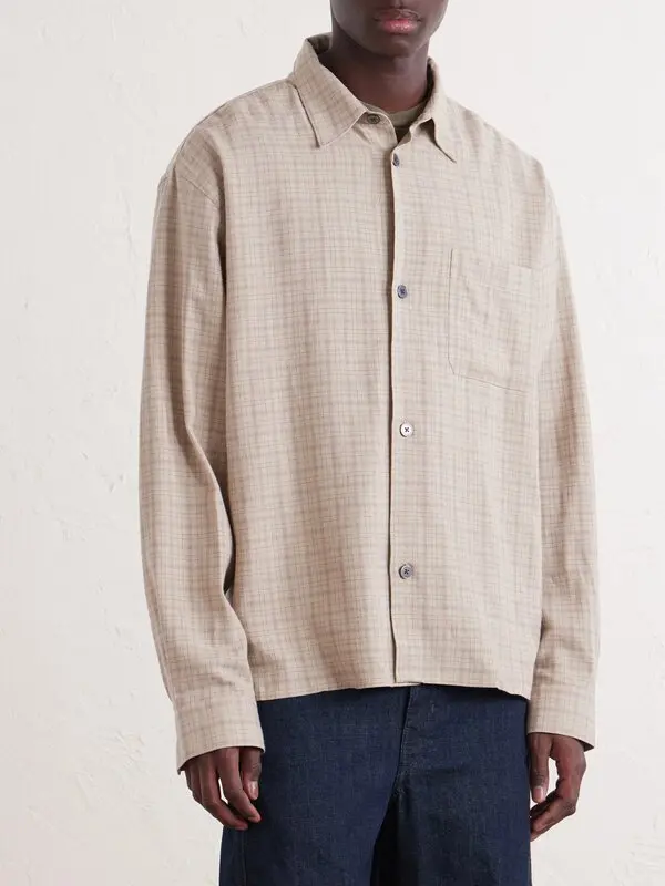 FRAME Checked Woven Shirt