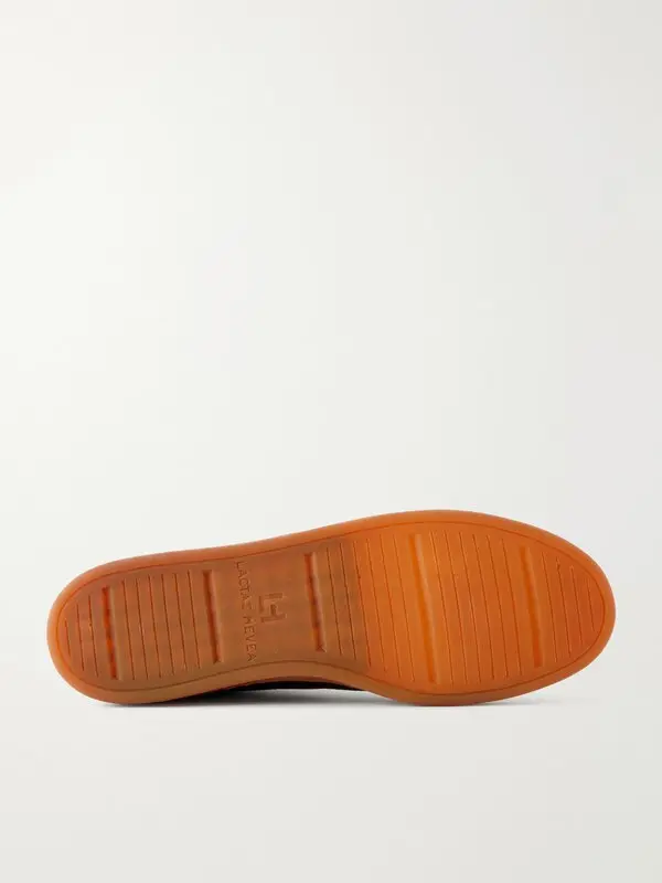 Officine Creative Militia 002 Suede-trimmed Leather Sneakers