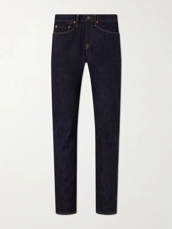 Kapital Slim-fit Dark Wash Denim Jeans - Blue
