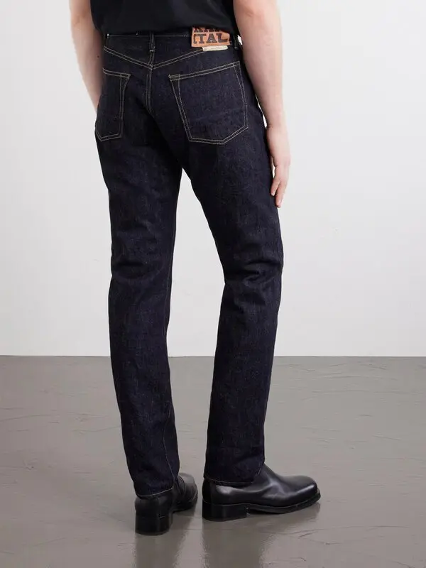 Kapital Slim-fit Dark Wash Denim Jeans