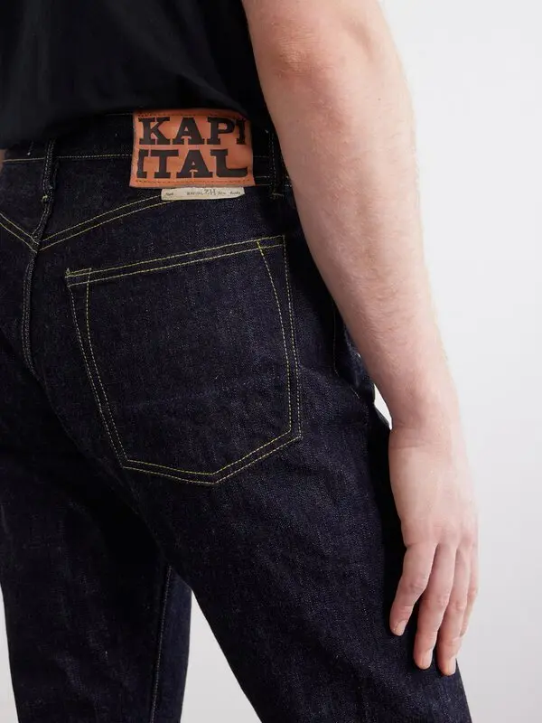 Kapital Slim-fit Dark Wash Denim Jeans