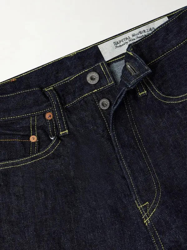 Kapital Slim-fit Dark Wash Denim Jeans