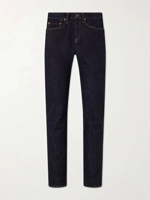 Kapital Monkey Cisco Slim-fit Jeans - Navy