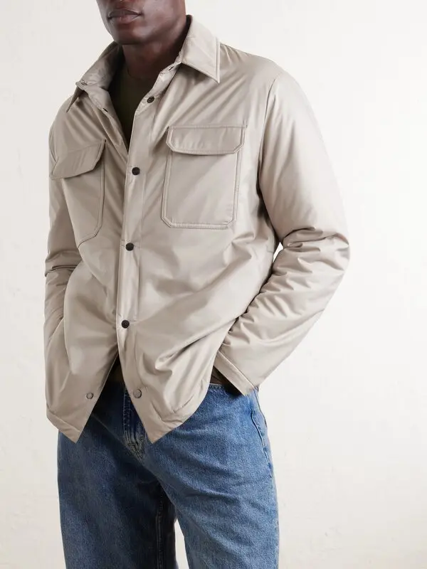 Kiton Padded Shell Overshirt