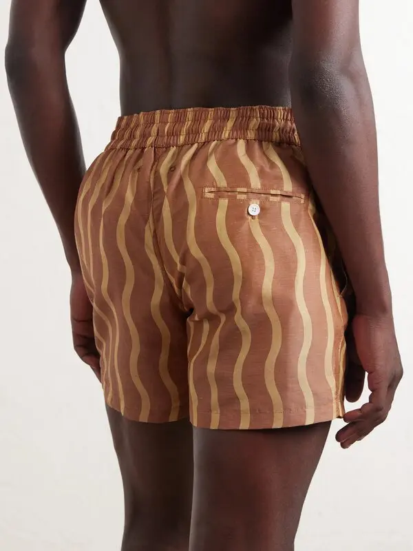 Frescobol Carioca La Marzocco Rio Straight-leg Printed Swim Shorts