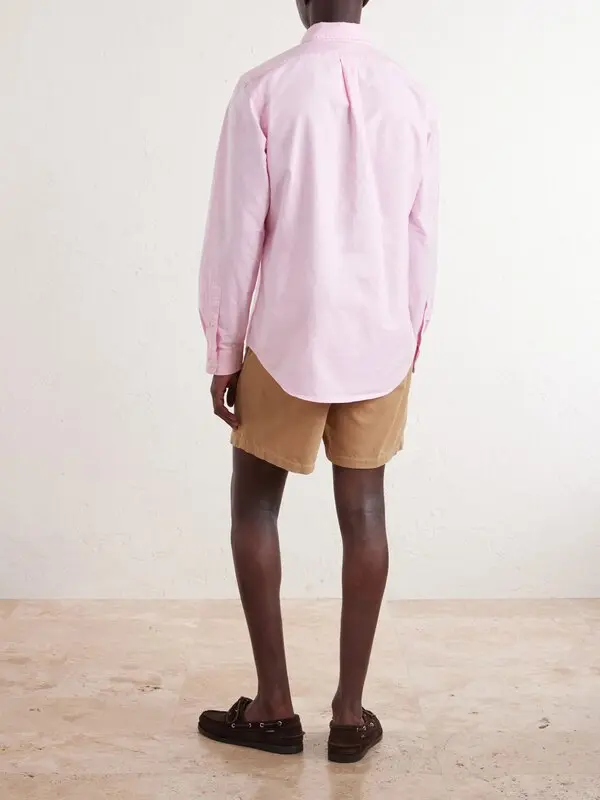 Polo Ralph Lauren Logo-embroidered Cotton Oxford Shirt - Pink