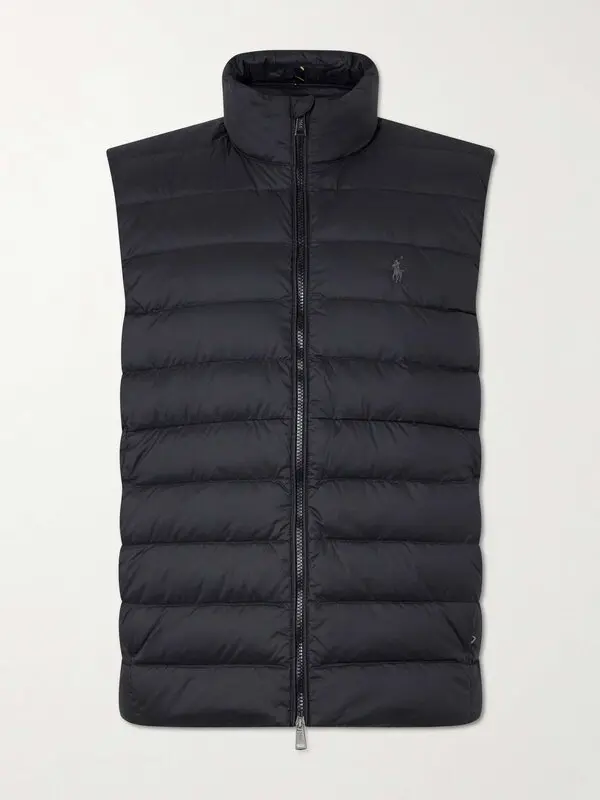 Polo Ralph Lauren Logo-embroidered Quilted Shell Down Gilet