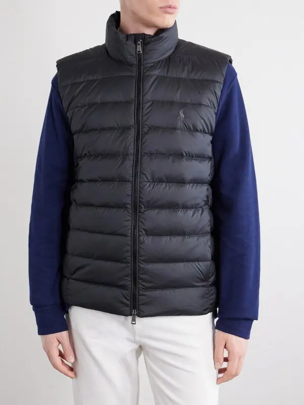Polo Ralph Lauren Quilted Shell Down Gilet - Black