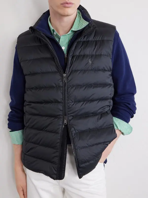 Polo Ralph Lauren Quilted Shell Down Gilet - Black