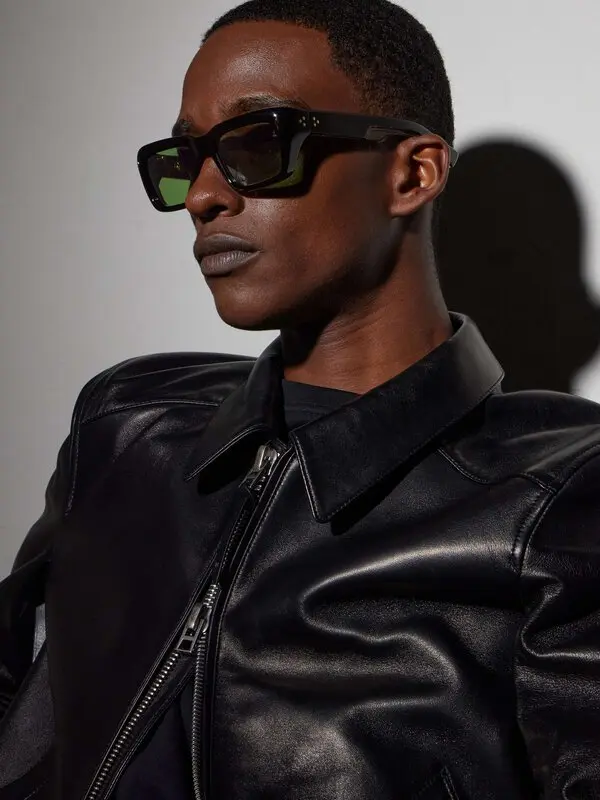 JACQUES MARIE MAGE Walker Squared-frame Acetate Sunglasses