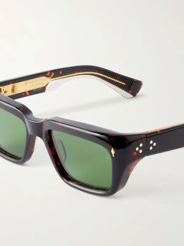JACQUES MARIE MAGE Walker Squared-frame Acetate Sunglasses