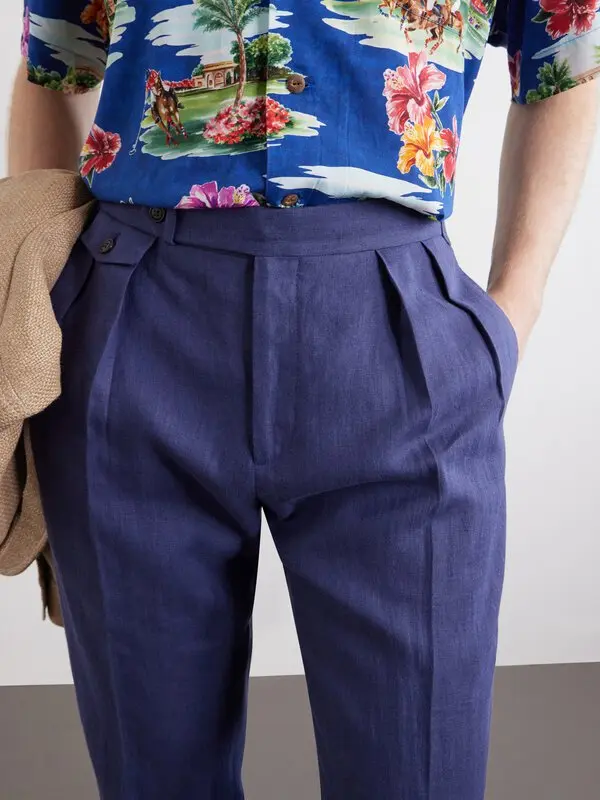 Polo Ralph Lauren Straight-leg Linen Suit Trousers