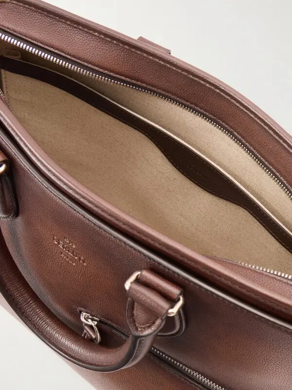 Berluti Un Jour Leather Briefcase