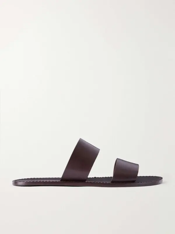 THE ROW Charlie Leather Sandals