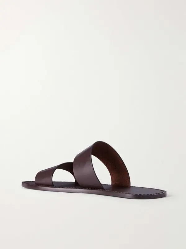 THE ROW Charlie Leather Sandals