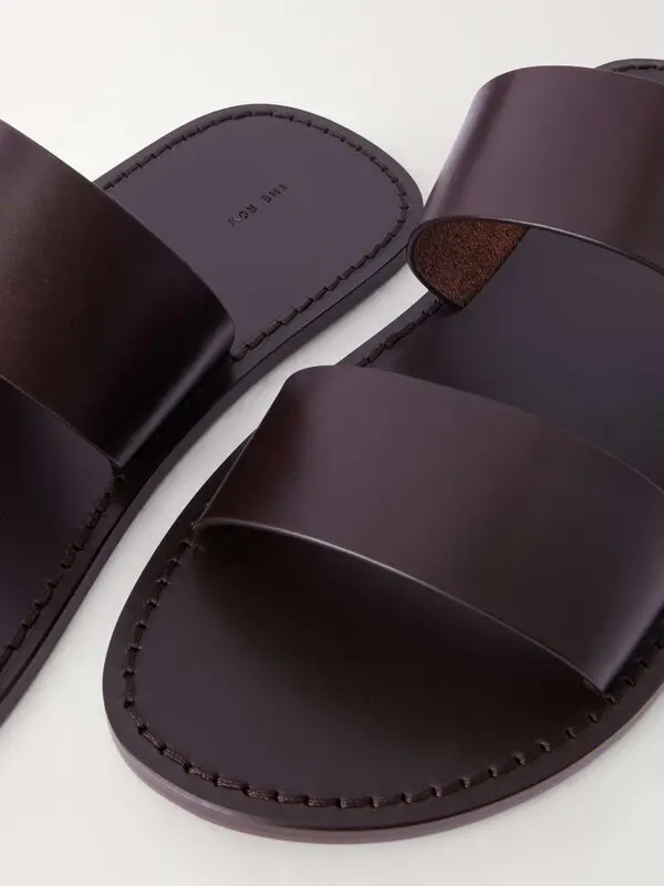 THE ROW Charlie Leather Sandals