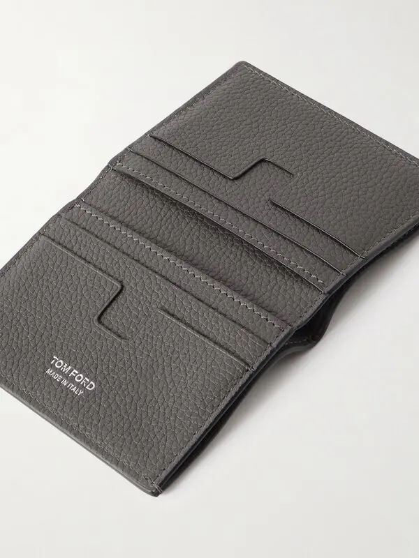 TOM FORD Full-grain Leather Bifold Cardholder