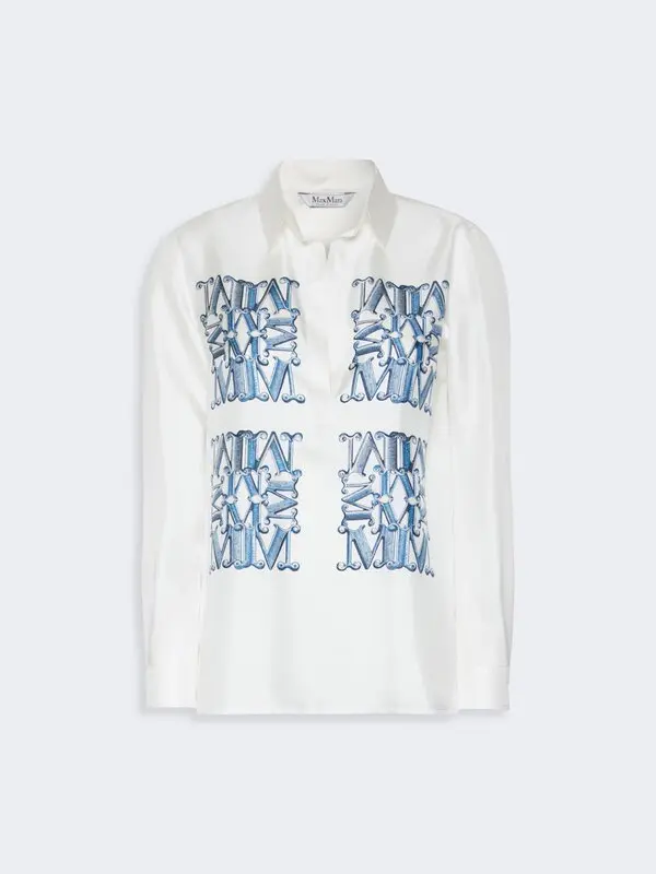 Max Mara Silk Print Shirt