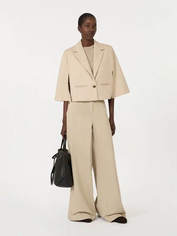 Max Mara Water-repellent Gabardine Cape