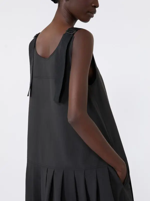 Max Mara Sleeveless Water-repellent Canvas Dress