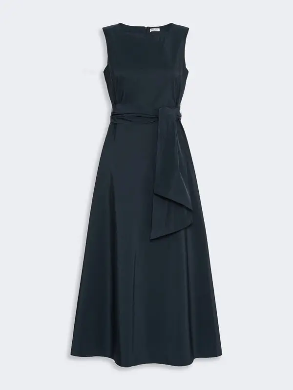 Max Mara Flared Taffeta Dress