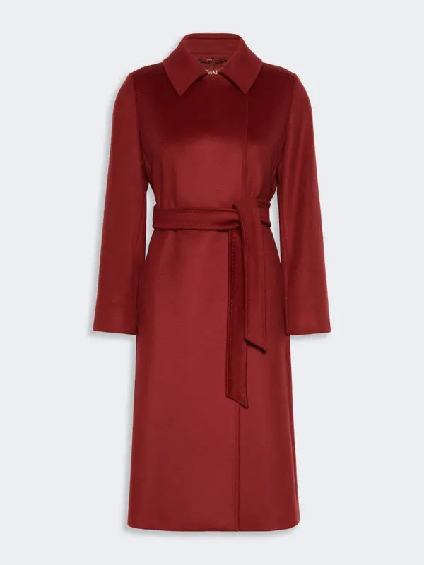 Max Mara Wool Robe Coat - Ruby