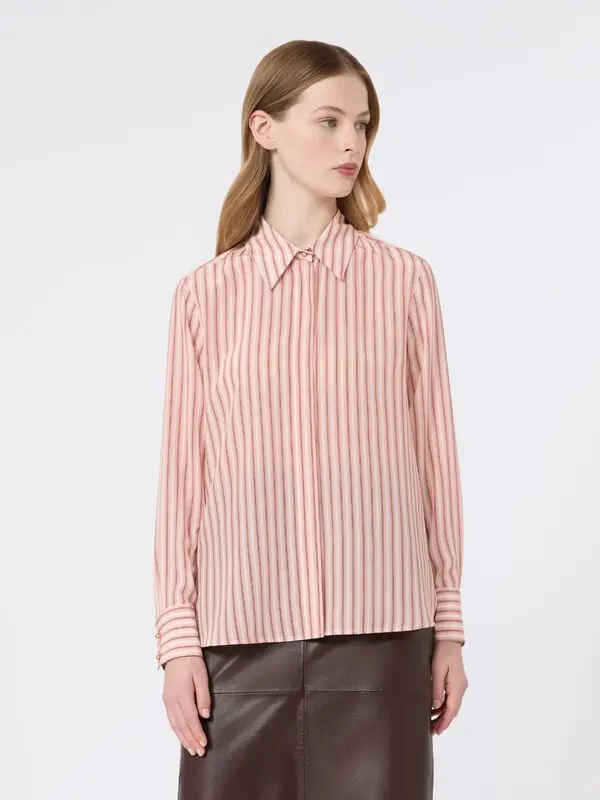 Max Mara Printed Silk Shirt